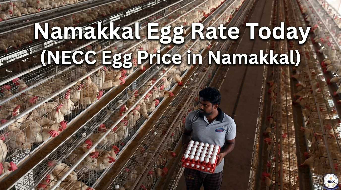 Namakkal Egg Rate Today – (NECC Egg Price in Namakkal)